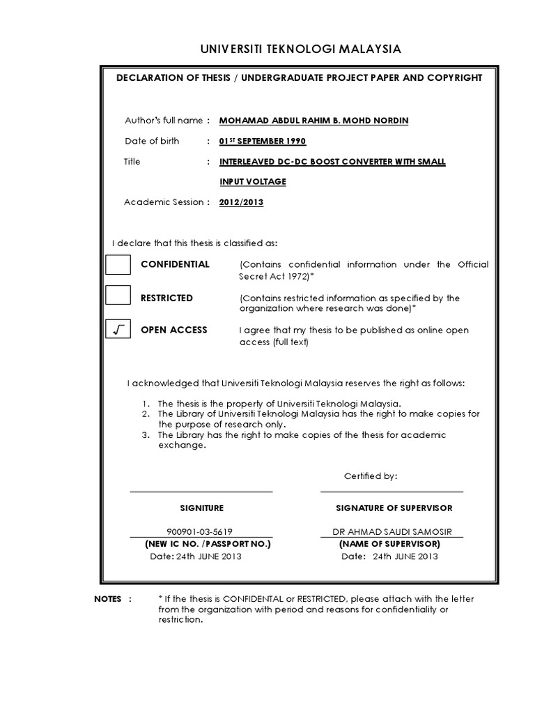Interleeaved Boost Converter - MOHAMADABDULRAHIMBMOHDNORDIN | PDF ...