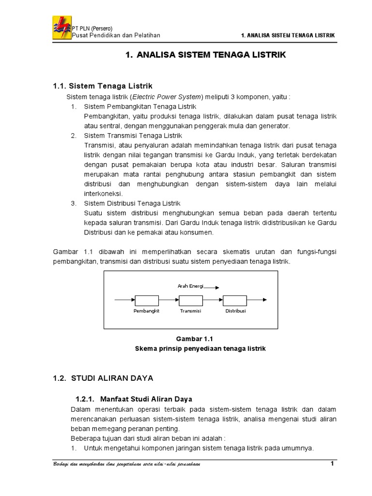 Analisa Sistem Tenaga Listrik | PDF