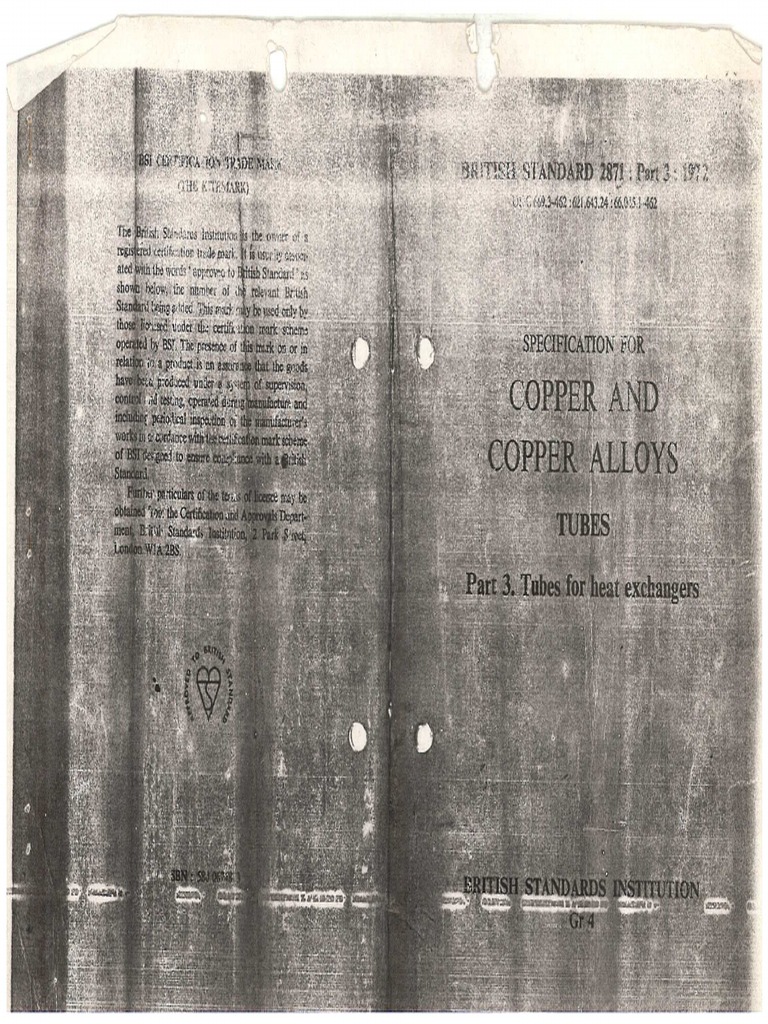 BS 2871 Part 3 | PDF