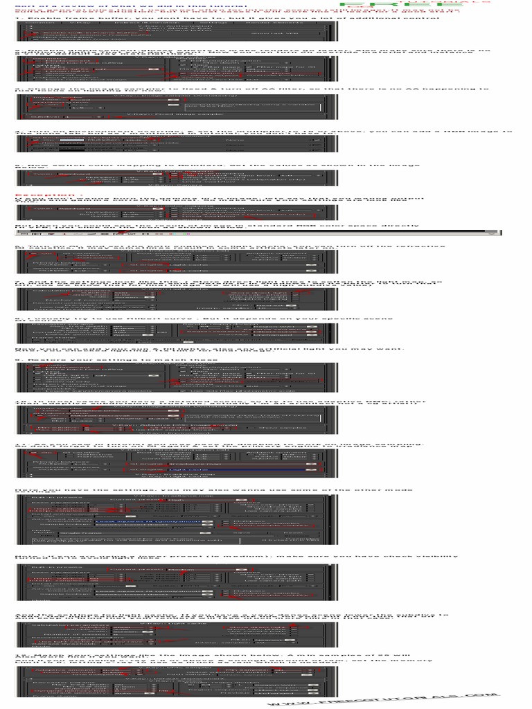 Guide to Setting Up Interior Scene Lighting and Render Settings in V-Ray | PDF | Rendering ...