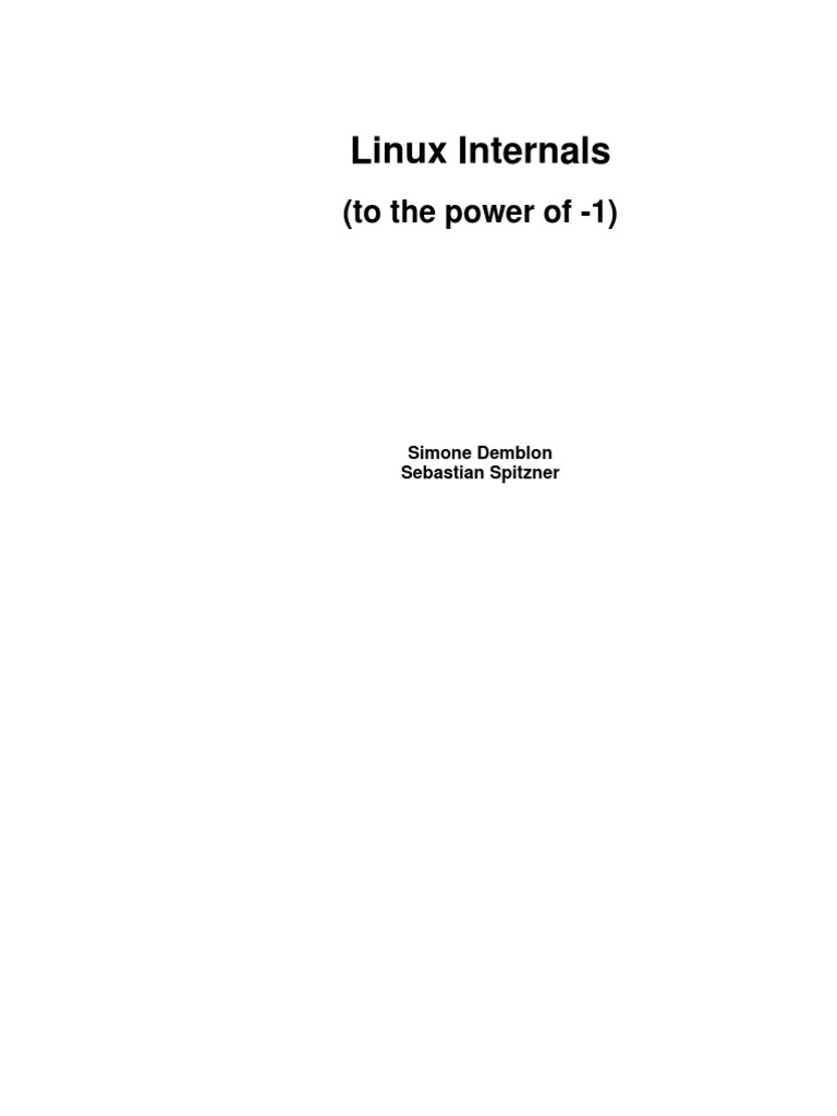Linux Internals | PDF