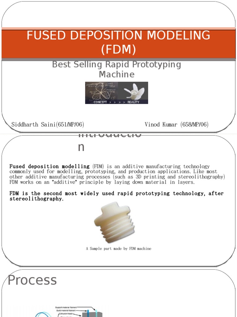 Fused Deposition Modeling (FDM) | PDF | 3 D Printing | Industrial Processes