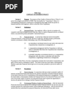 Non Profit Sample Conflict of Interest Policy | Conflict Of Interest ...