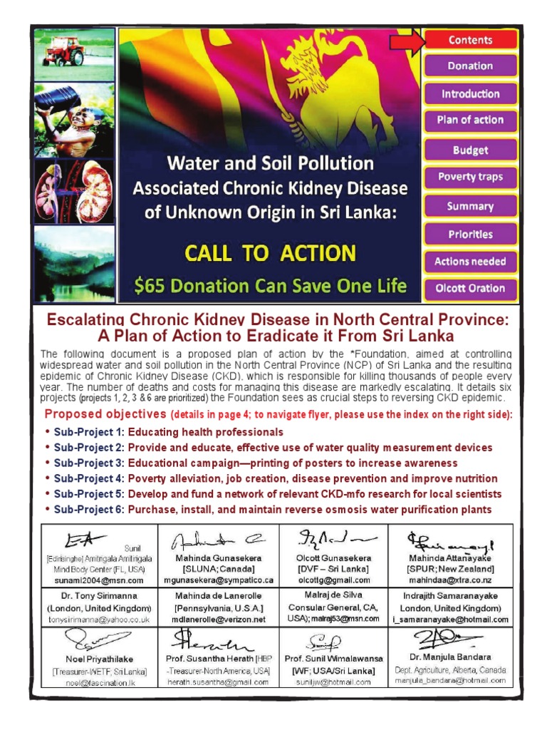 CKD Flyer PHEPRO - Org Sri Lanka | Download Free PDF | Chronic Kidney ...