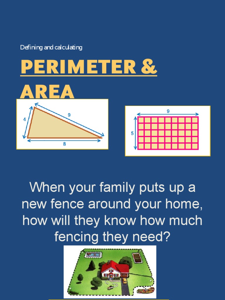 Perimeter & Area: Defining and calculating | Area | Geometric ...