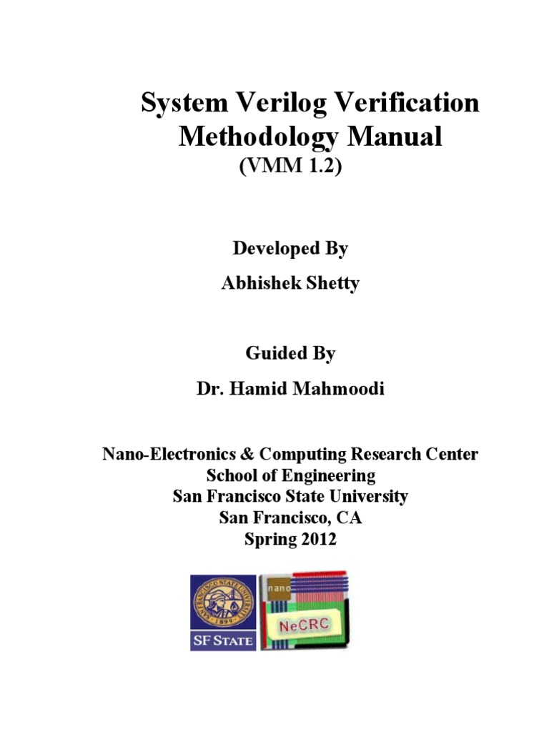 System Verilog - Verification Methodology Manual | PDF | Class ... System Verilog - Verification Methodology Manual | PDF | Class ...