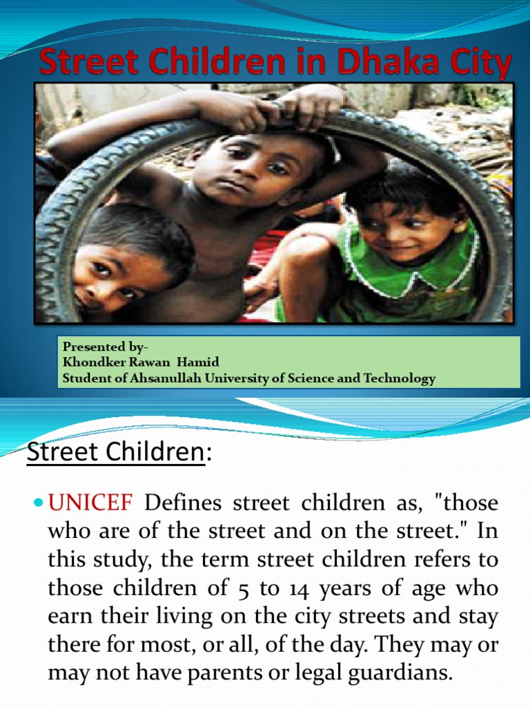 Causes and Challenges of Street Children | PDF | Dhaka | World Politics