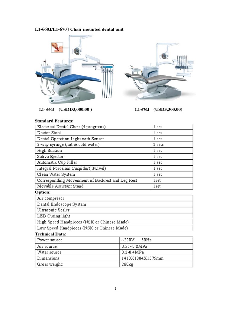 Dental Unit and Dental Equipment-Tyoptics | PDF | Chair | X Ray