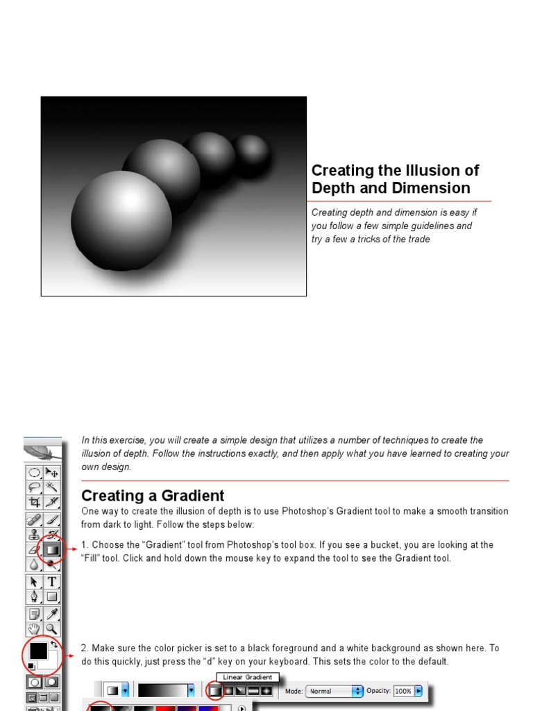 Photoshop Techniques for Depth Illusion | PDF | Adobe Photoshop ...