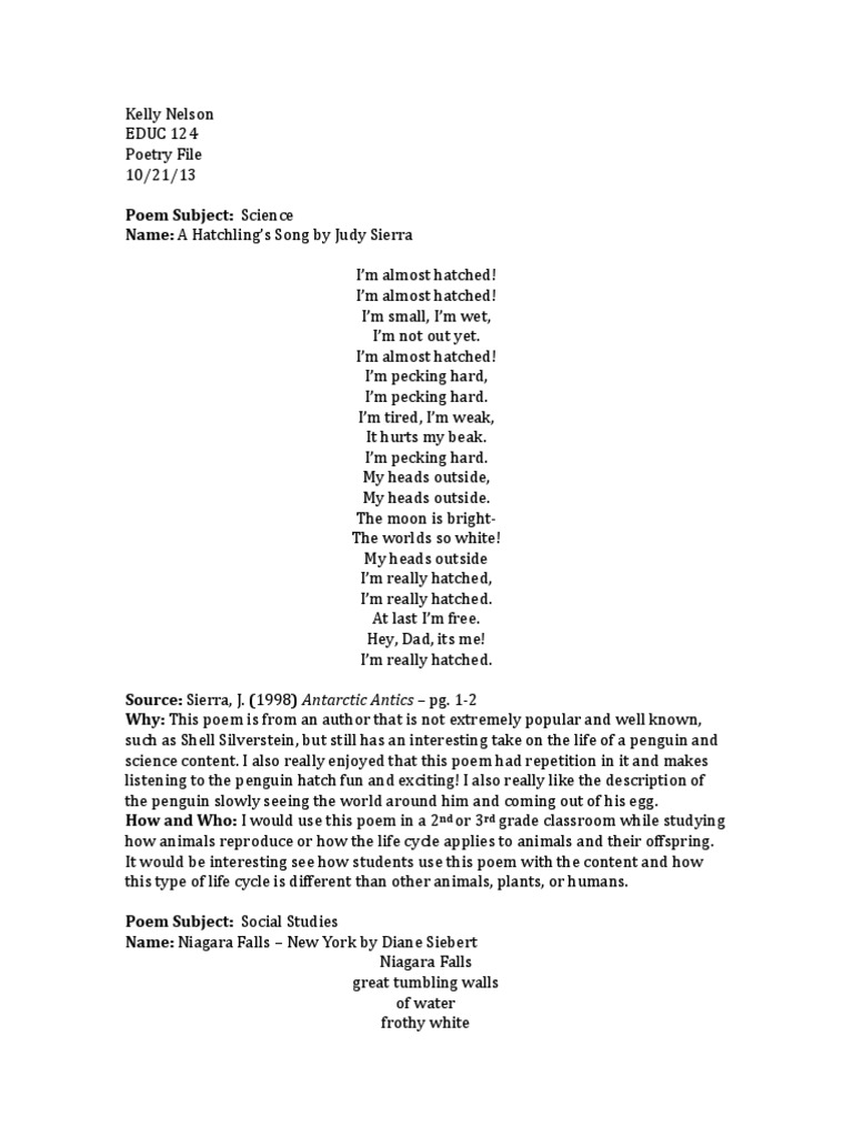 Poetry File | PDF | Alphabet | Poetry