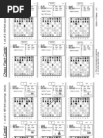 Chess Openings Cheat Sheet | PDF