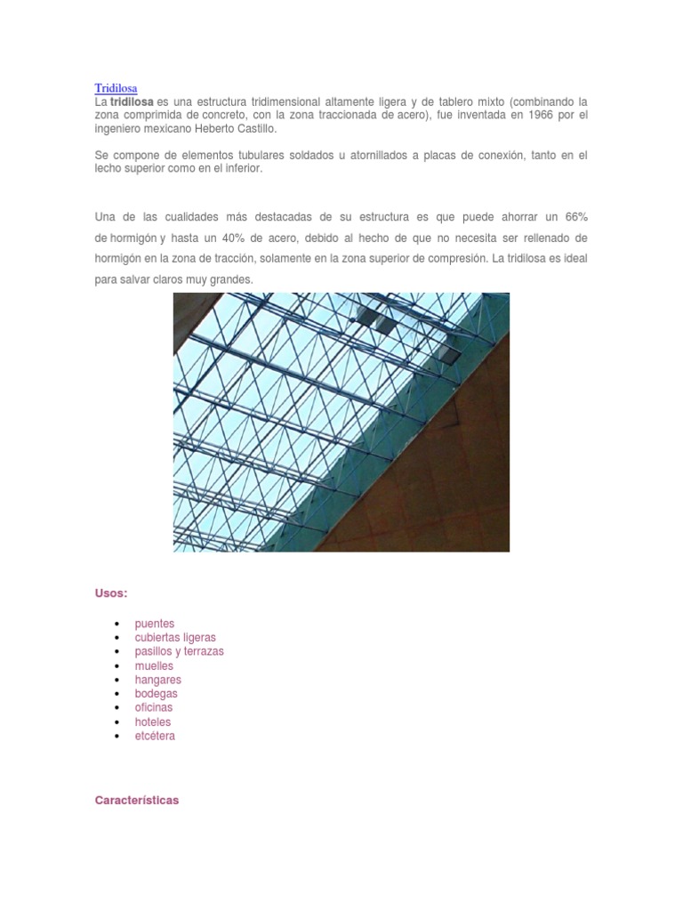 Tridilosa | PDF | Science | Ingeniería