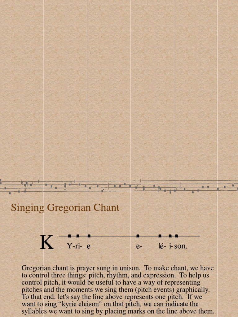 Curso de Canto Gregoriano | PDF | Gregorian Chant | Mode (Music)