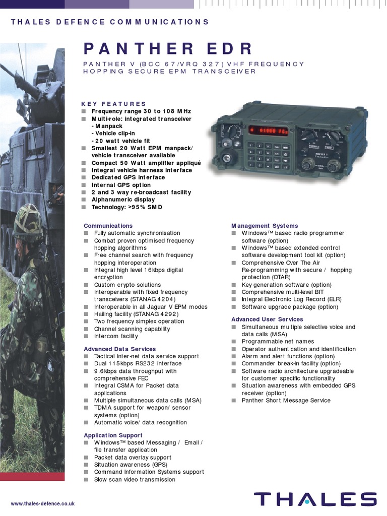 Panther V | PDF | Forward Error Correction | Radio