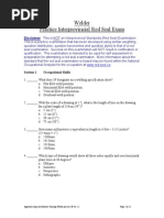 Welding Practice Test | PDF | Welding | Construction