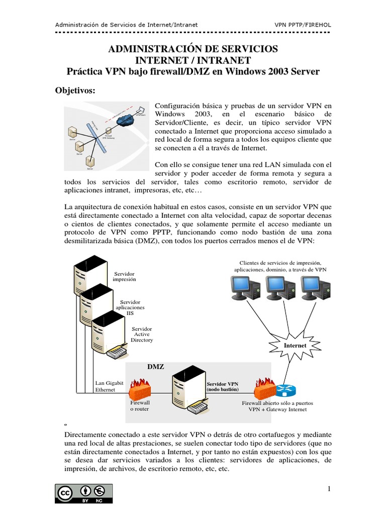 Practica VPN Firewall DMZ | PDF | Red privada virtual | Cortafuegos (informática)