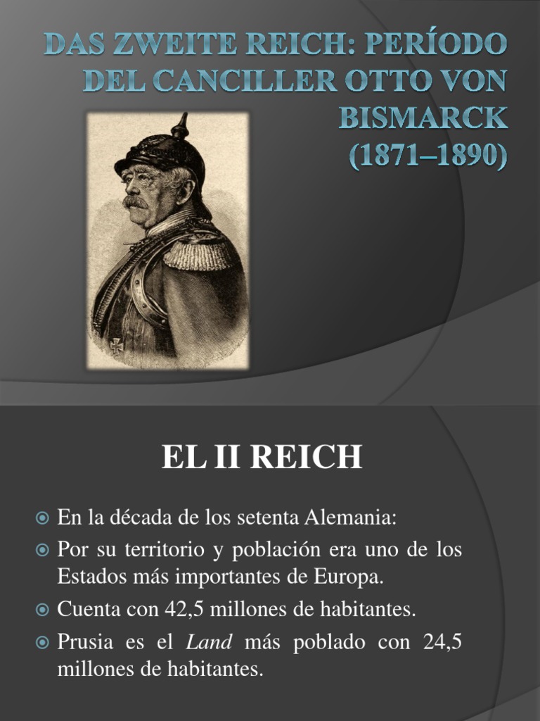 Das Zweite Reich | PDF | imperio Alemán | Otto Von Bismarck
