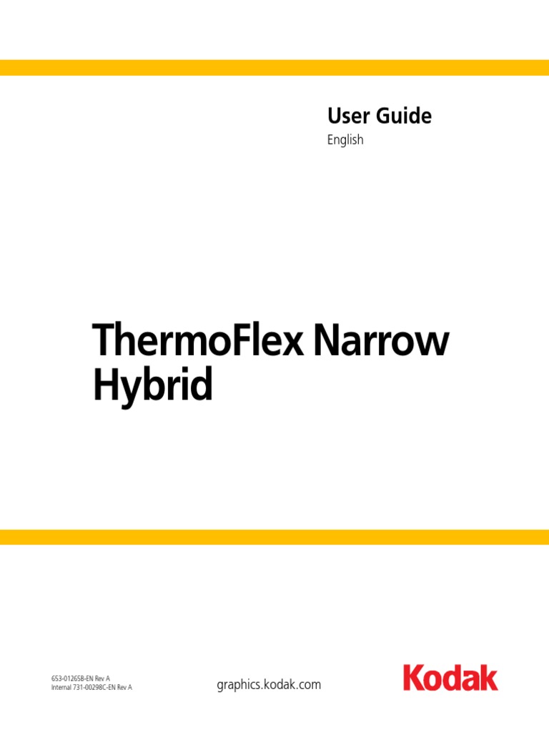 ThermoFlex Narrow UG 04sep | PDF | Adobe Systems | Dialog Box