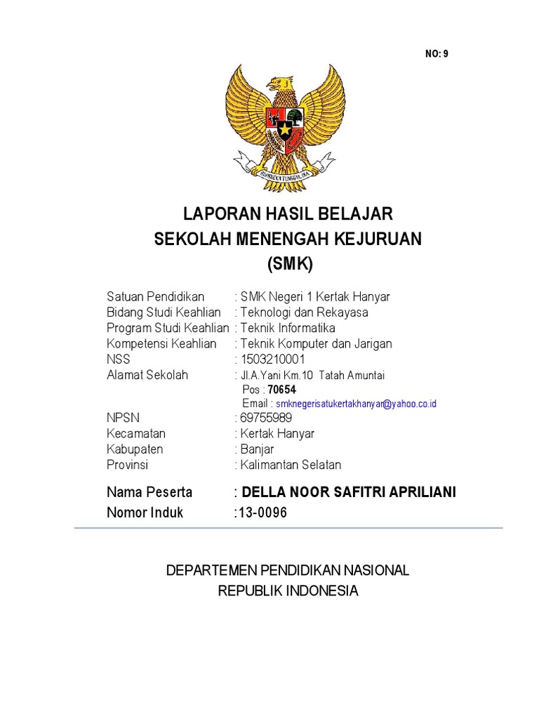 1.identitas Raport | PDF