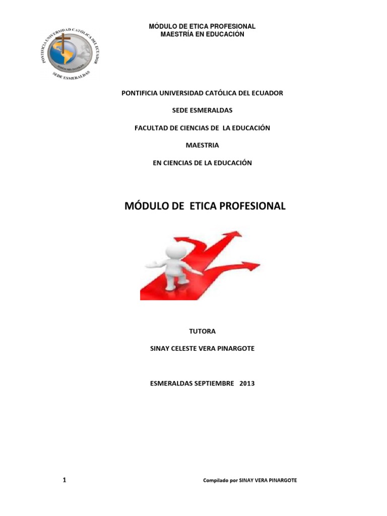 Modulo de Etica Profesional | PDF | Moralidad | Comportamiento