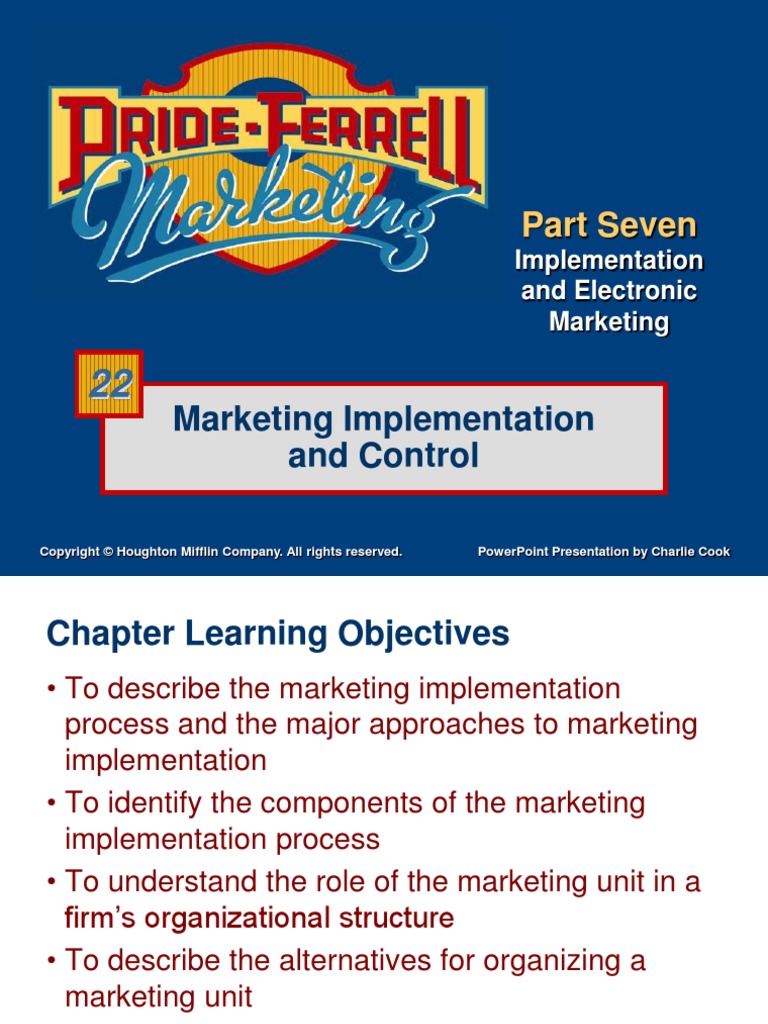 Marketing Implementation and Control | PDF | Strategic Management | Sales