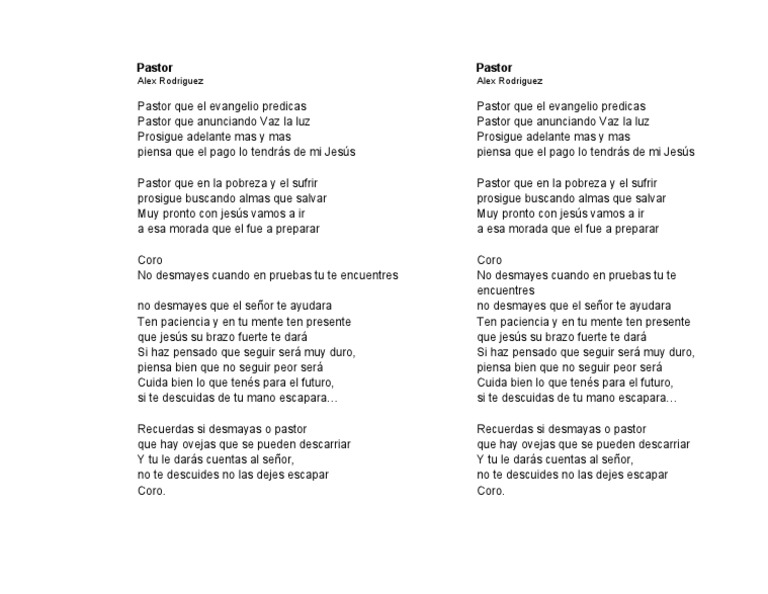 Pastor Alex Rodriguez | PDF | Religión y espiritualidad