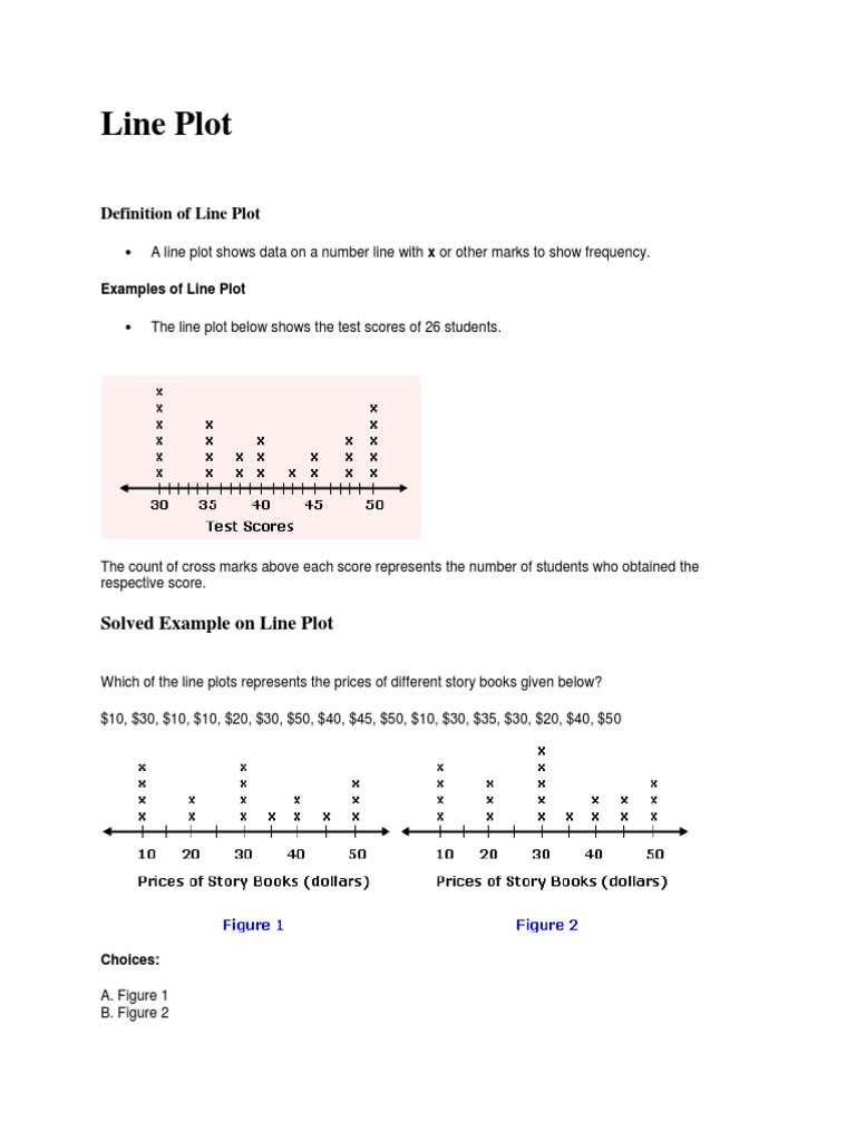 Line Plot Pdf Outlier Teaching Mathematics