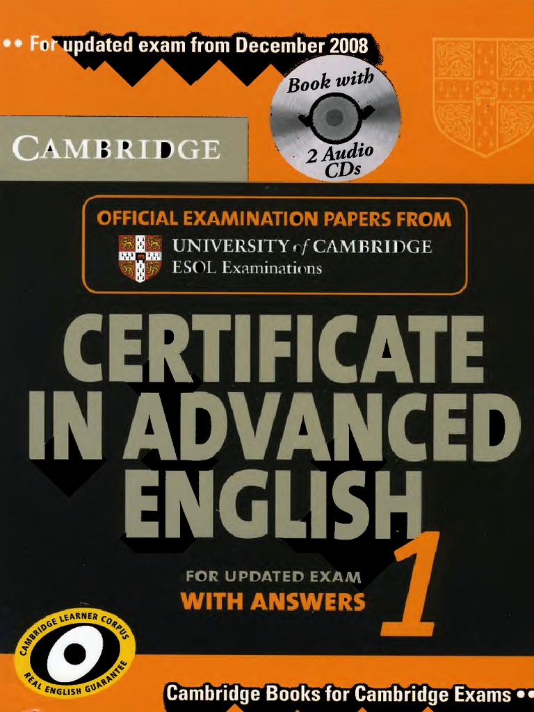CAE 1 Testbook | PDF