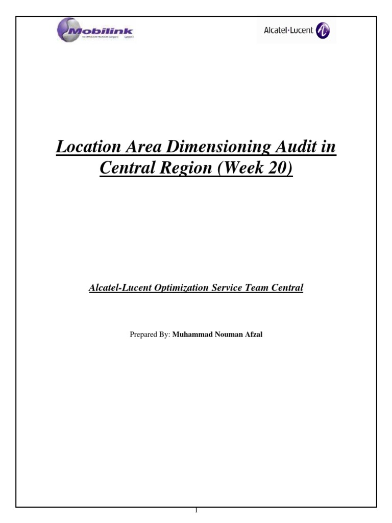 LAC Dimensioning Report - W20 | Download Free PDF | Telecommunications ...