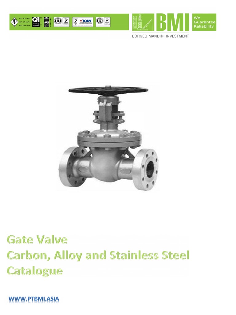 Gate Valve Catalogue | Valve | Screw