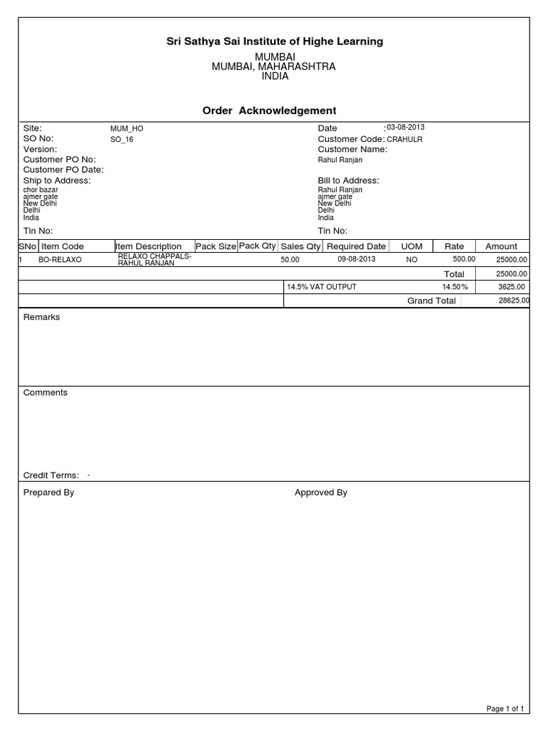 Order Acknowledgement 03-08-2013!02!59 | PDF