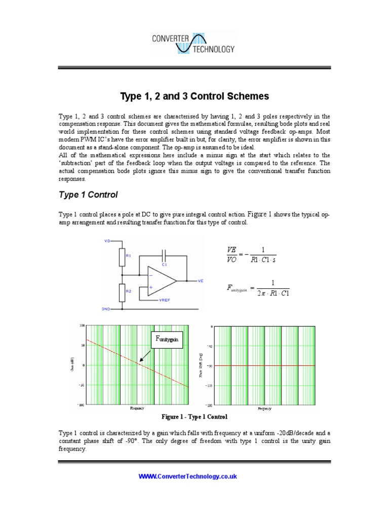 Type 1,2 and 3 Control Explained | PDF