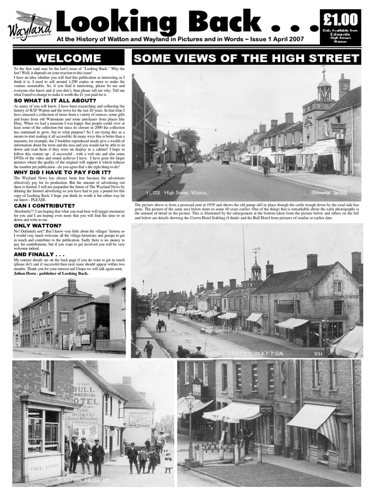 Looking Back Issue 1 | PDF | Art