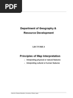 Methods of Relief Representation on Maps | PDF | Topography | River