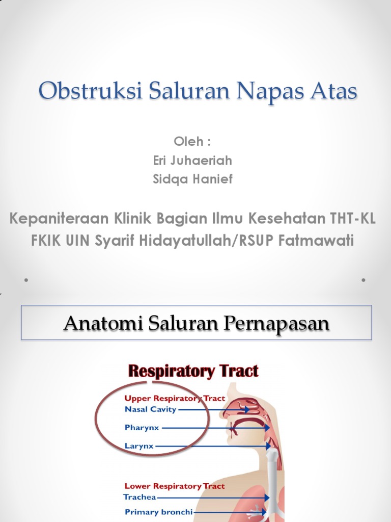 Obstruksi Saluran Napas Atas | PDF