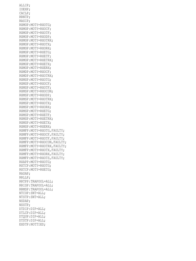 Ericsson Managed Objects Commands | PDF
