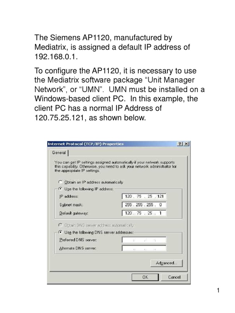 AP1120 Installation Guide | PDF | Ip Address | Session Initiation Protocol