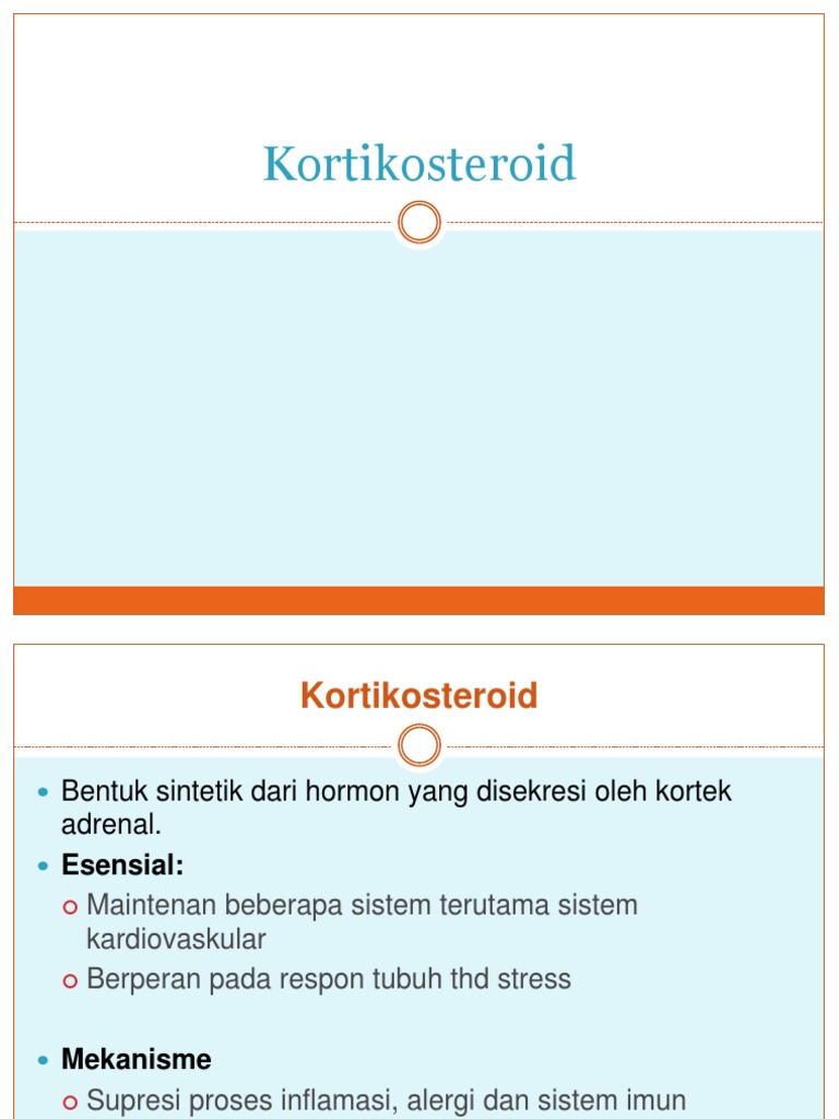 Farmakologi Kortikosteroid | PDF | Corticosteroid | Glucocorticoid