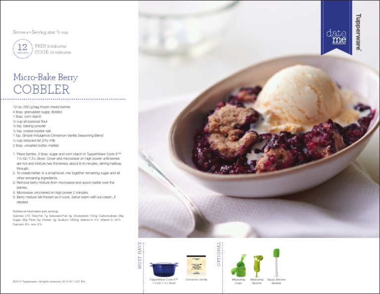 Micro Berry Cobbler | PDF