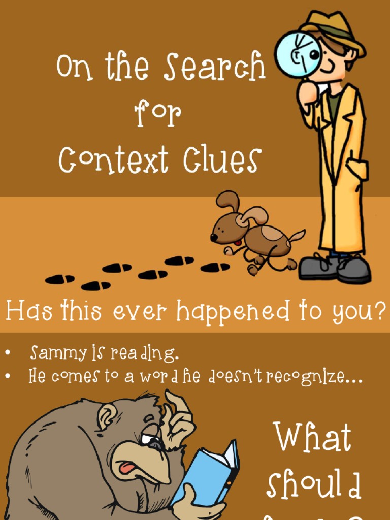 Context Clues Powerpoint | PDF | Syntax | Onomastics