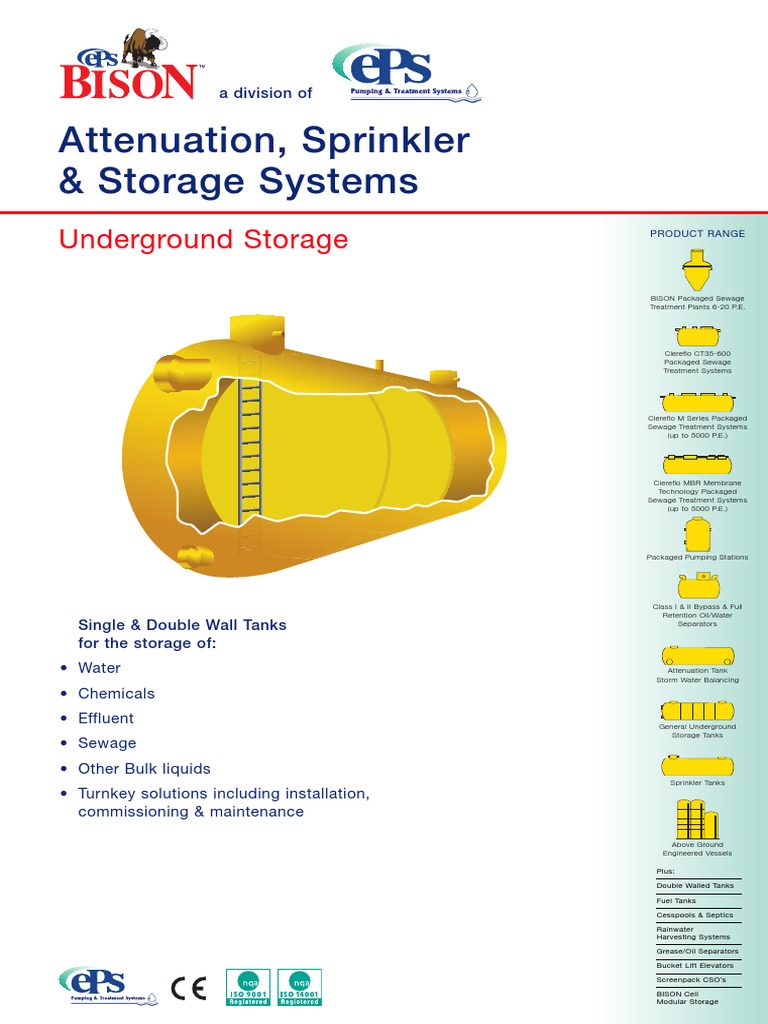 Attenuation Tank Solutions Overview | PDF | Sewage Treatment | Fire ...