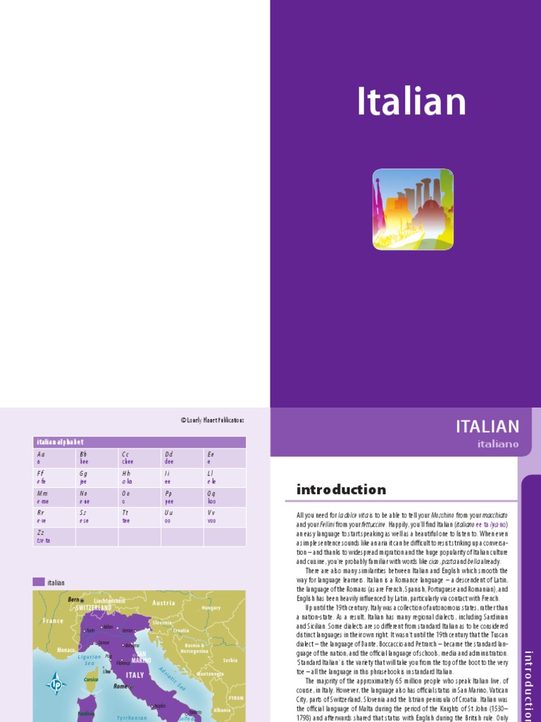 Italian | PDF | Italian Language | Dialect