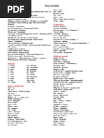1,000 Common Swahili Words List | PDF