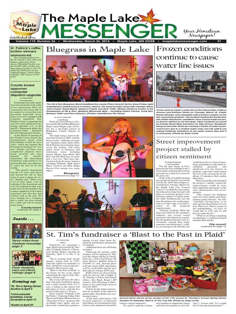 March 26 E-Edition | PDF | Probation | Minnesota