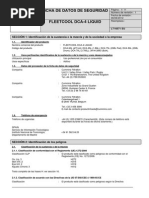 Acti-Klean AK1 MSDS Spa | PDF | Toxicidad | Ciencias fisicas