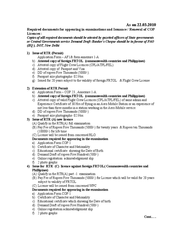 Check List COP | PDF | Government Information | Business