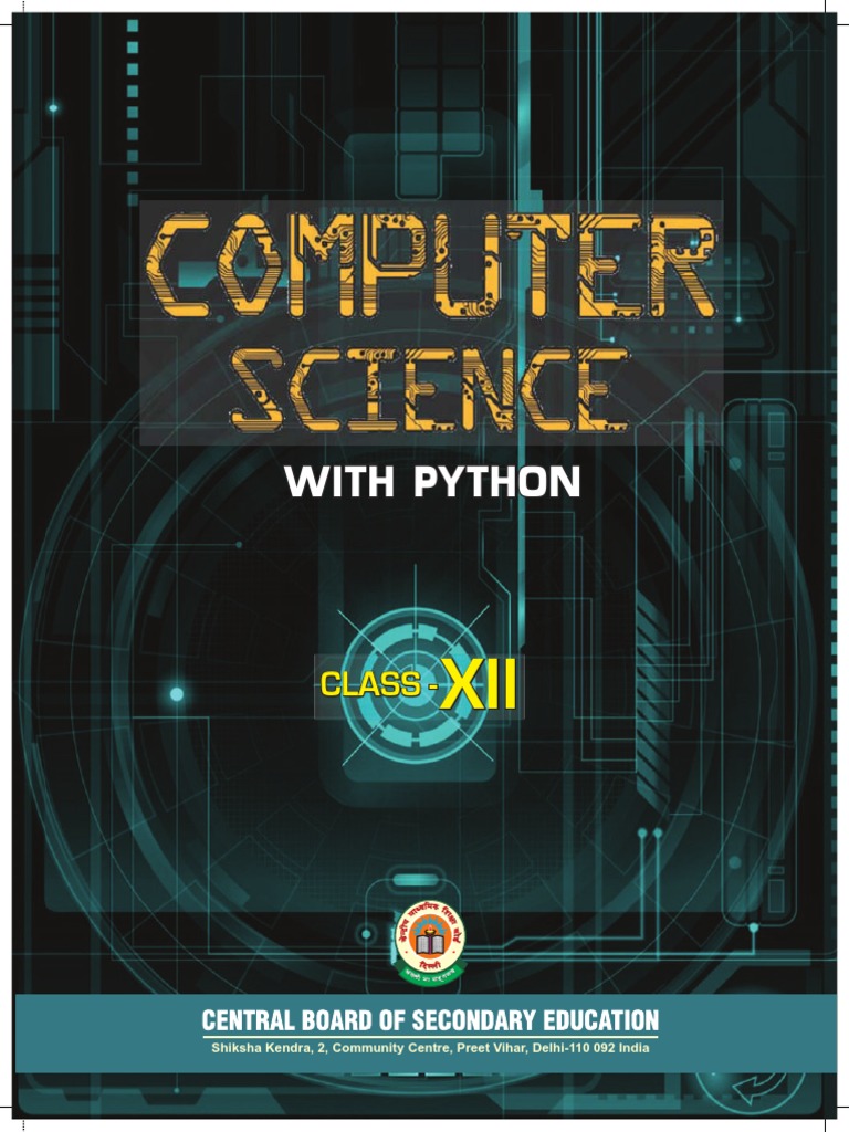 Class 12 Cs Ncert Cbse 2014-15 Python | Download Free PDF | Object Oriented Programming ...