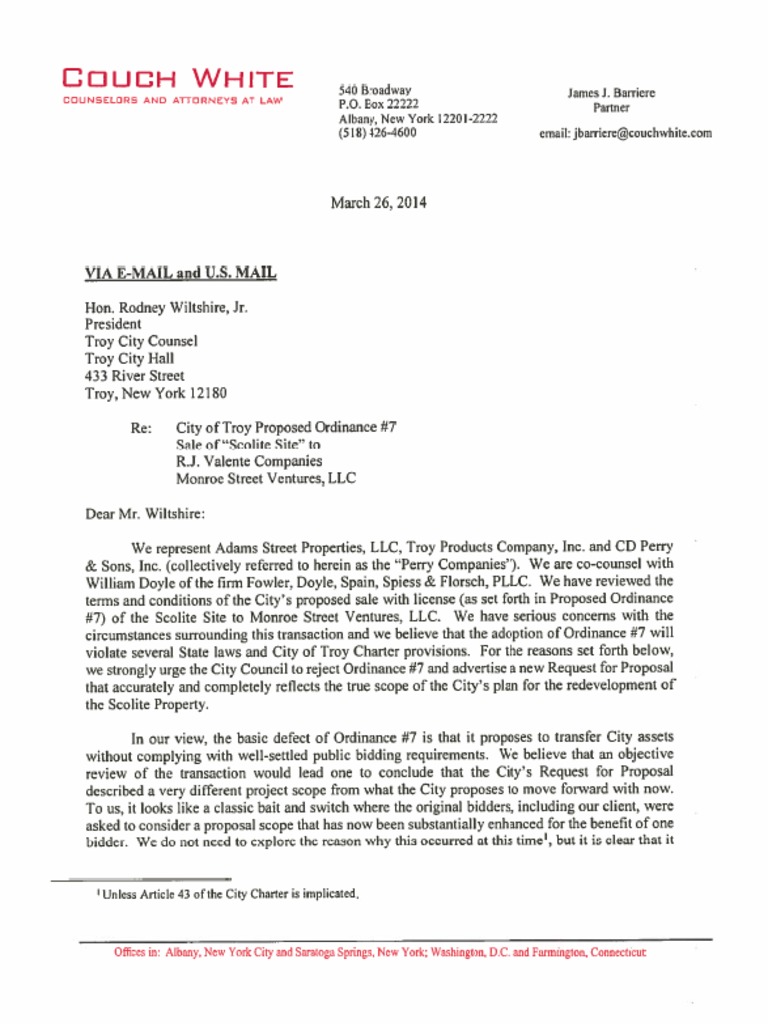 Perry Letter | PDF | Request For Proposal | Virtue