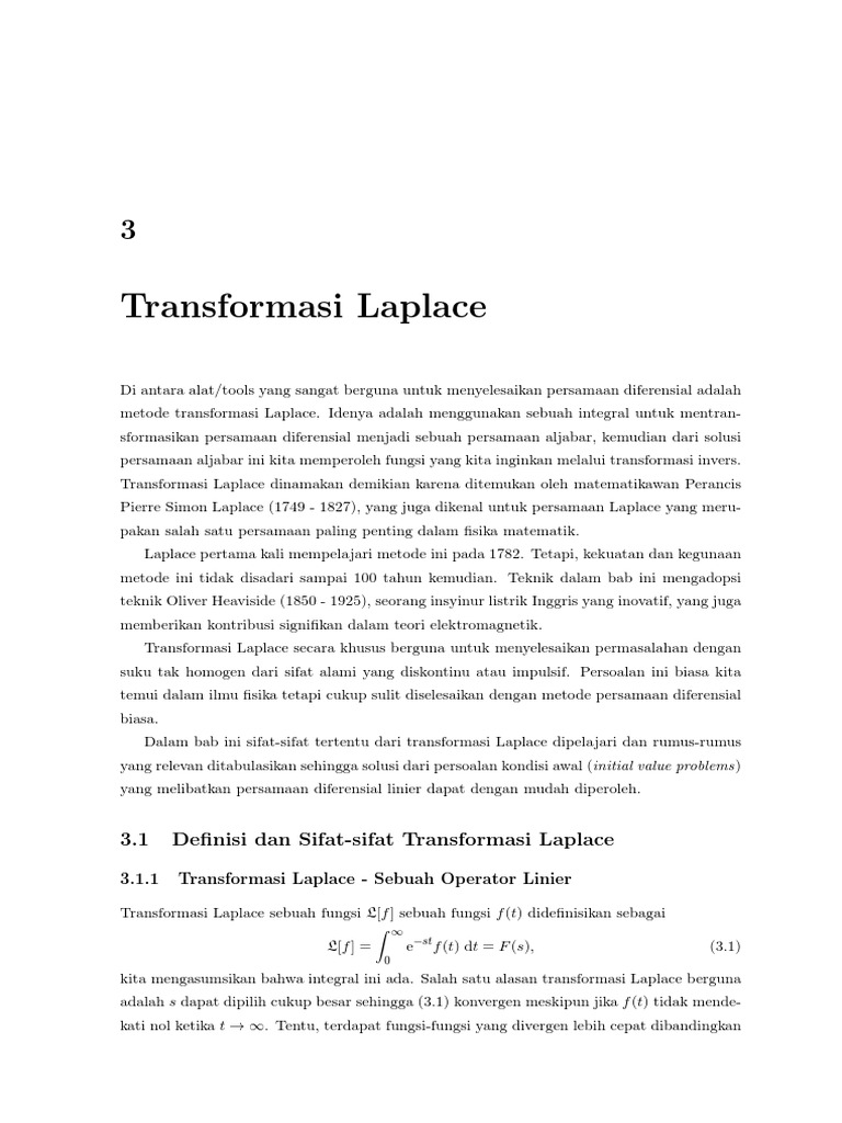 Persamaan Laplace | PDF