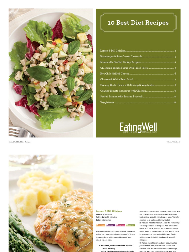 10 Best Diet Recipes | PDF